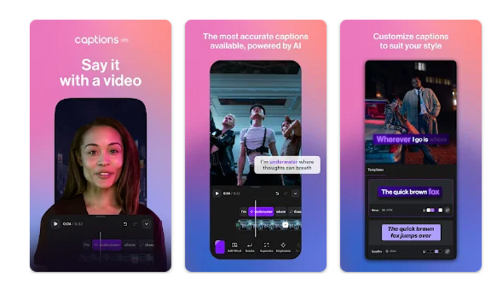 Captions: For Talking Videos - appkingo
